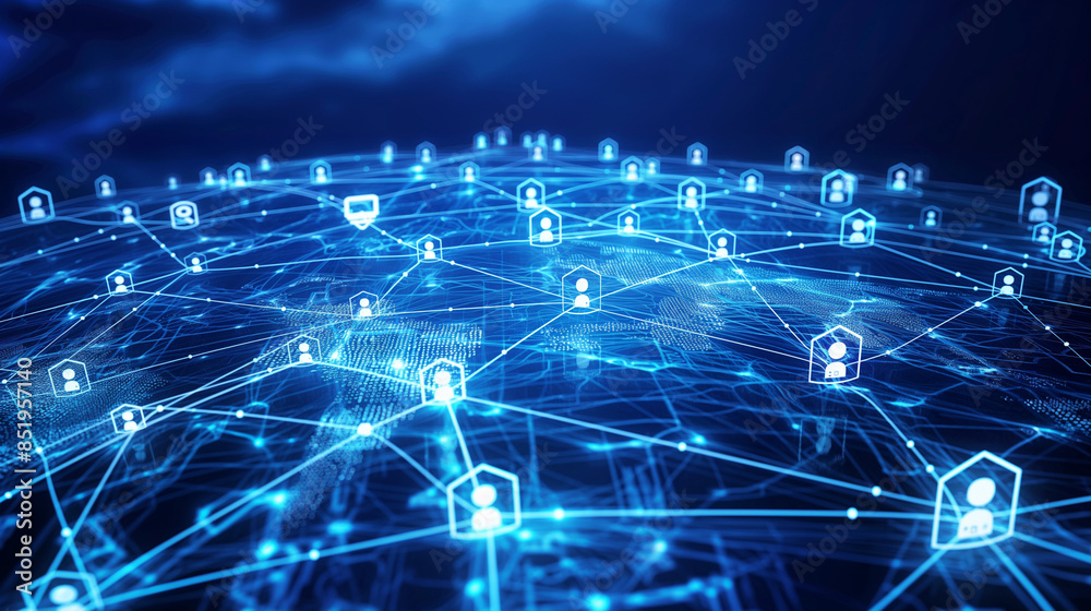 Soziale Medien globale Netzwerke mit Digitalisierung Erde Weltkugel ... Soziale Medien globale Netzwerke mit Digitalisierung Erde Weltkugel ...