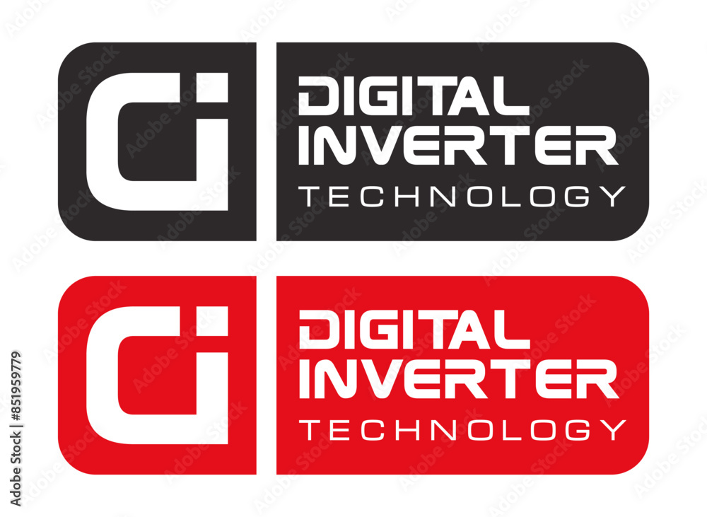 Digital Inverter technology tag, compressor warranty sticker, digital ...