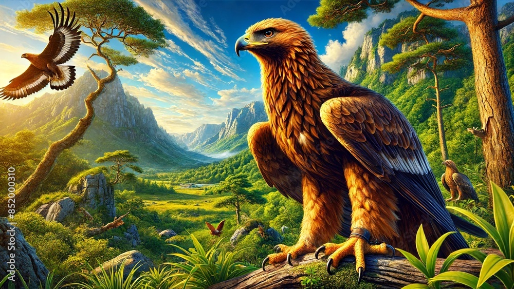 Majestic Eagle in Natural Habitat: Wildlife Photography. Capture the ...