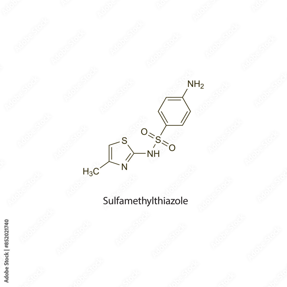 Netarsudil flat skeletal molecular structure Anti glaucoma drug used in ...