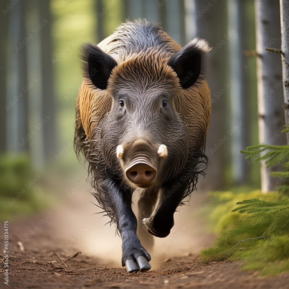 sanglier, cochon, animal, sauvage, phacochère, gibier, mammifère, faune ...