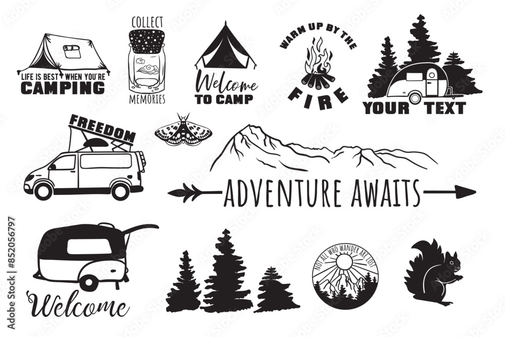 Adventure svg, camping svg, welcome to camp svg, camper svg, explore ...