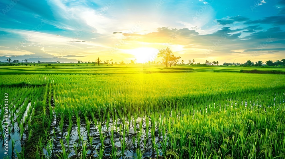 Smart agriculture with modern technology for sustainable practices Rice ...