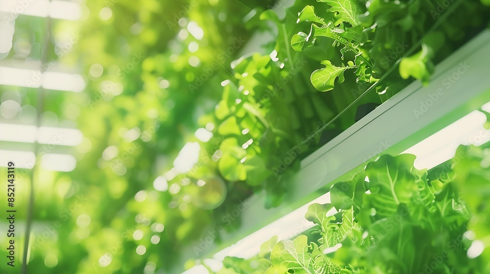 Vertical Farming Concept Racks with Vertically Stacked Layers of Green ...