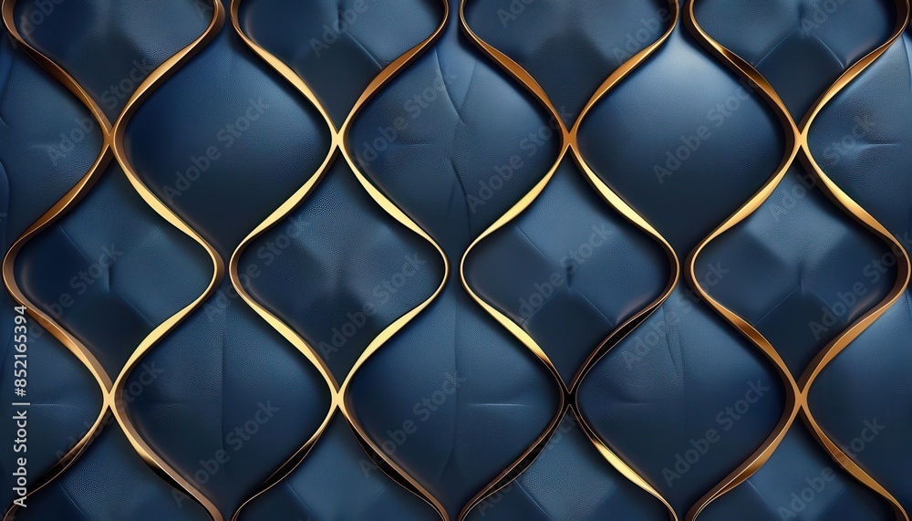 navy blue and gold background luxury wallpaper design Stock ...