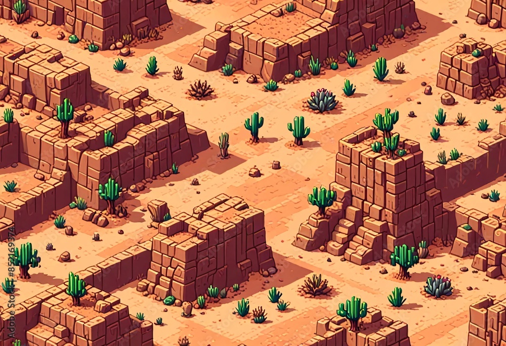 asset for a bit pixel platform mobile game,dirt grass wood tree bush ...