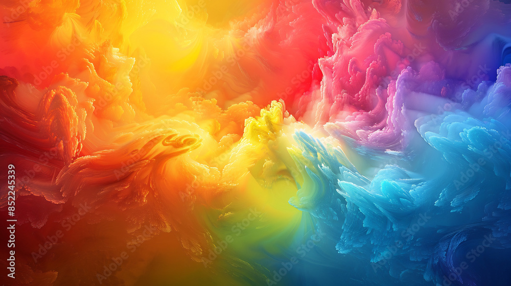Spectrum of Emotions: Colors of the Human Experience Stock Illustration ...