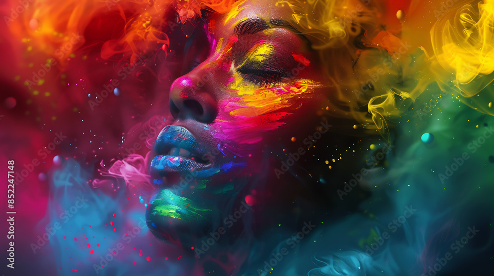 Spectrum of Emotions: Colors of the Human Experience Stock Illustration ...
