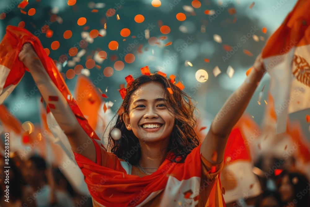 Sovereignty celebration, indonesia independence day, commemorating ...