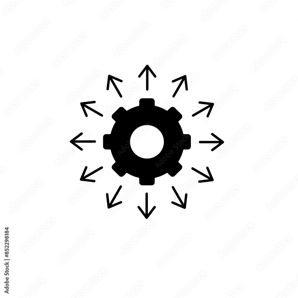 options concept line icon. Simple element illustration. options concept ...