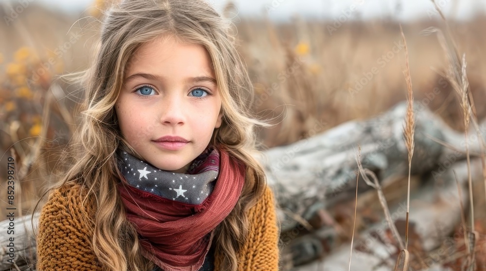 Realistic of Realistic of an adorable little cute kid girl wearing a ...