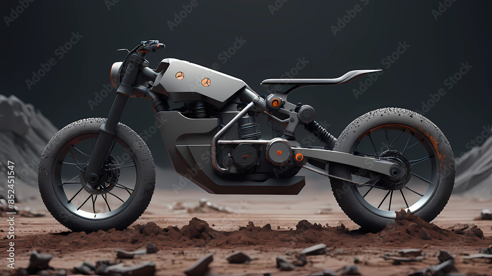 ultra futuristic minimal design bike Designed by 8k resolution,hyper ...