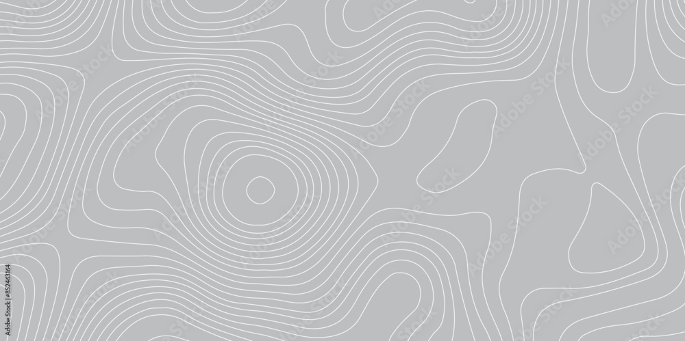 Abstract topography geography contour map and curve reliefs background ...