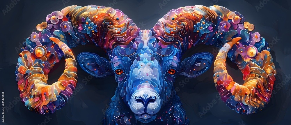 Cutout on plain background, Signs of rage personified through ...