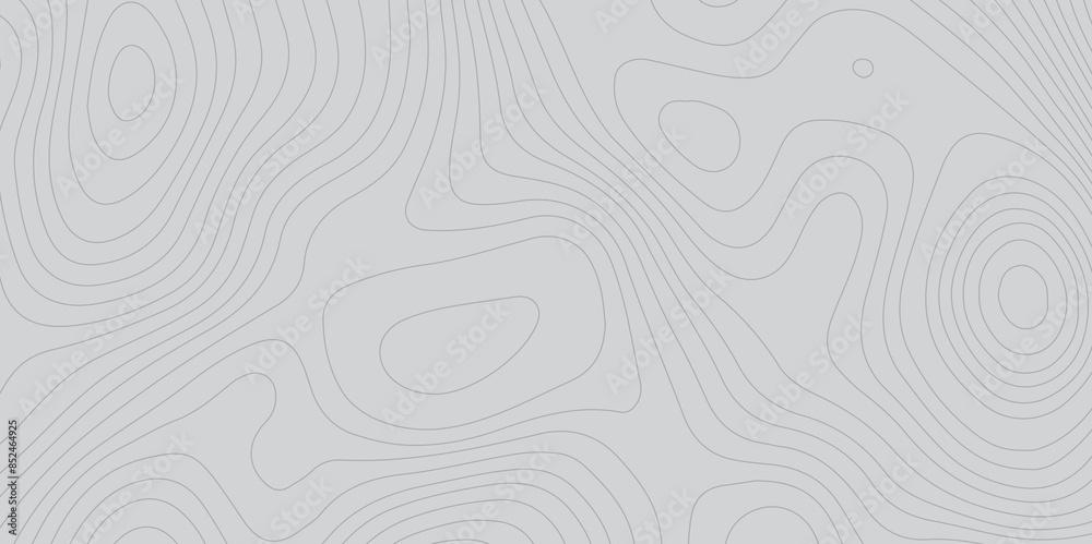 Abstract topography geography contour map and curve reliefs background ...