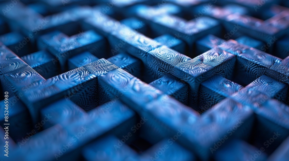 geometric patterns, densely packed interlocking squares and rectangles ...