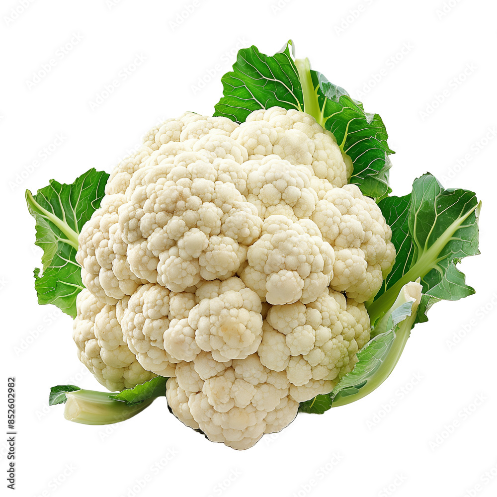 fresh Green vegetable Cauliflower for making food isolated on a ...