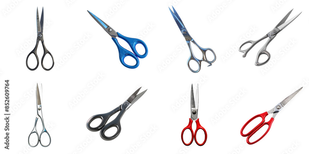 Scissor transparent sample mockup isolated png with no background ...