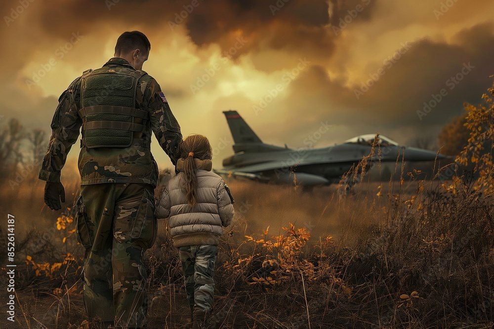 military reunion between father and daughter, Heartwarming Military ...