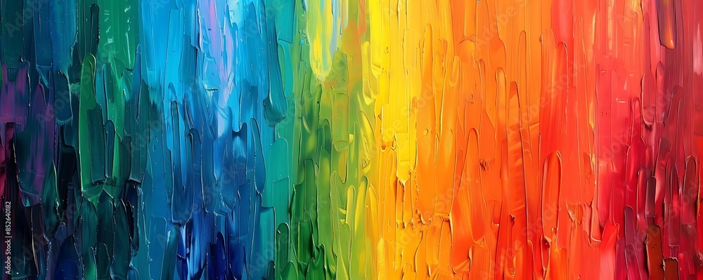 colorful spectrum of the colors of the rainbow a colorful array of ...