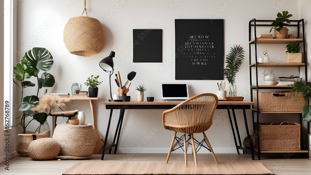 Inventive arrangement of a comfortable workstation using a mock-up ...