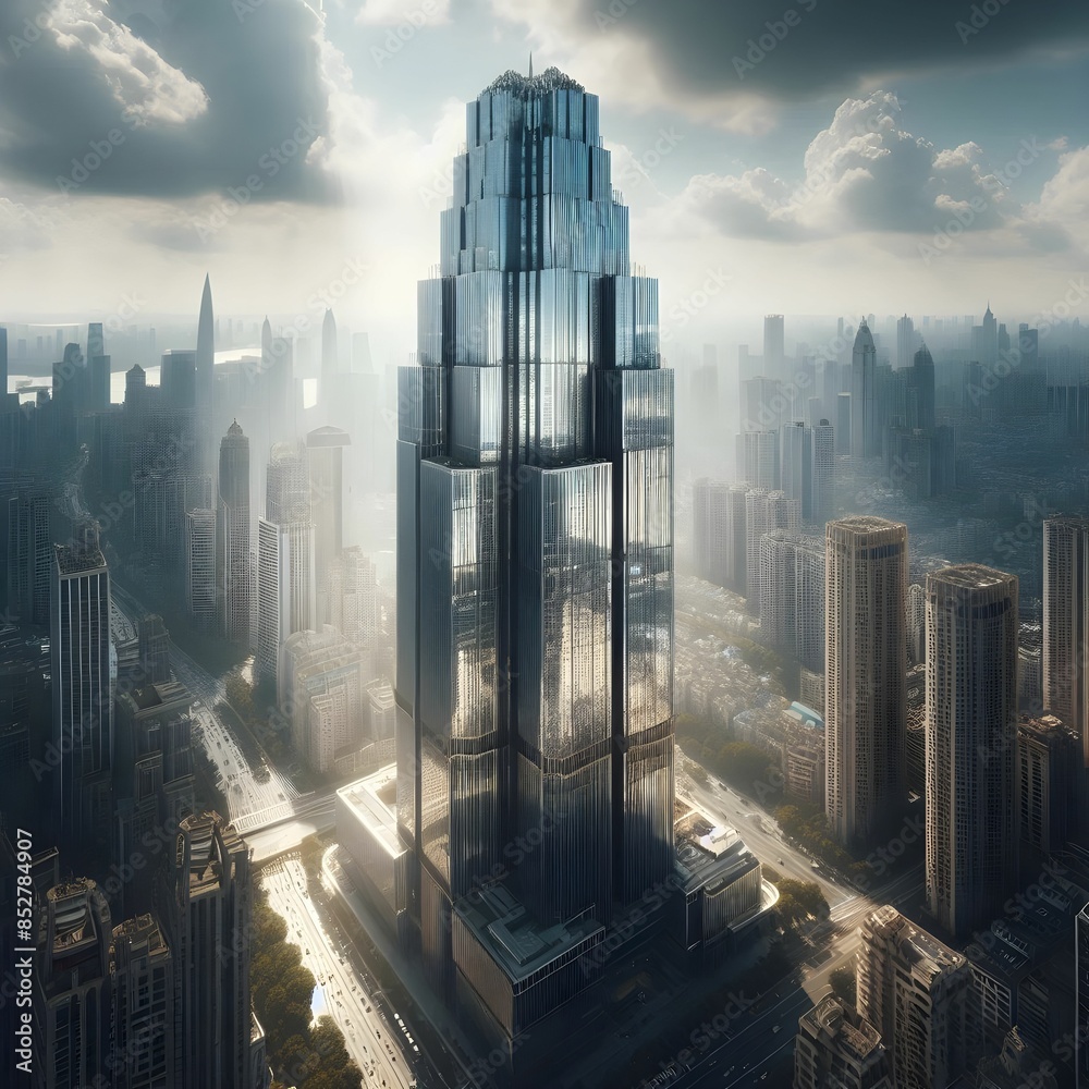 The World's Biggest Building, a High-Tech Skyscraper Symbolizing ...