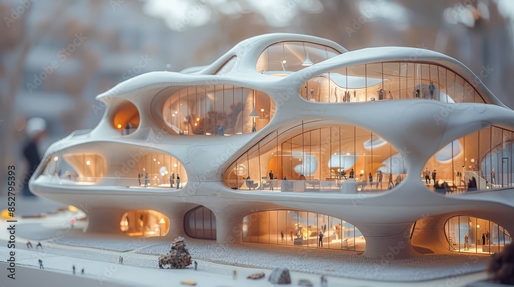 futuristic building design, detailed structure, urban planning ...