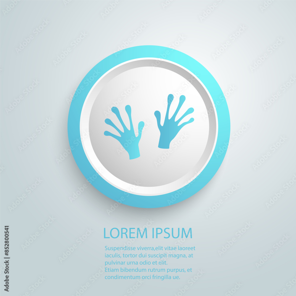 Vector illustration. The black hands of an alien isolated on white ...