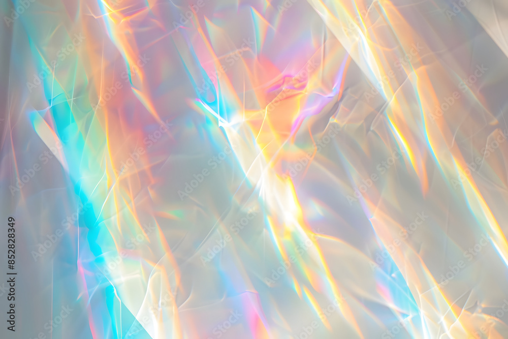blurred rainbow light refraction texture overlay effect for photo and ...