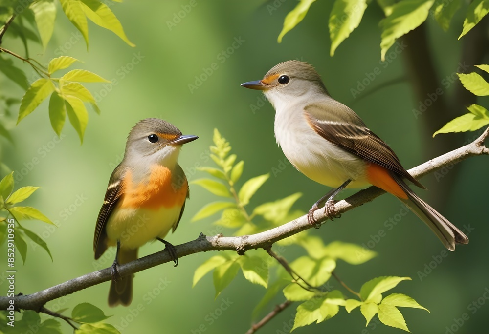 Acadian Flycatcher Bird. Bird. Birds. Birds flying. Bird in winter. Bird logo. Bird silhouette ...
