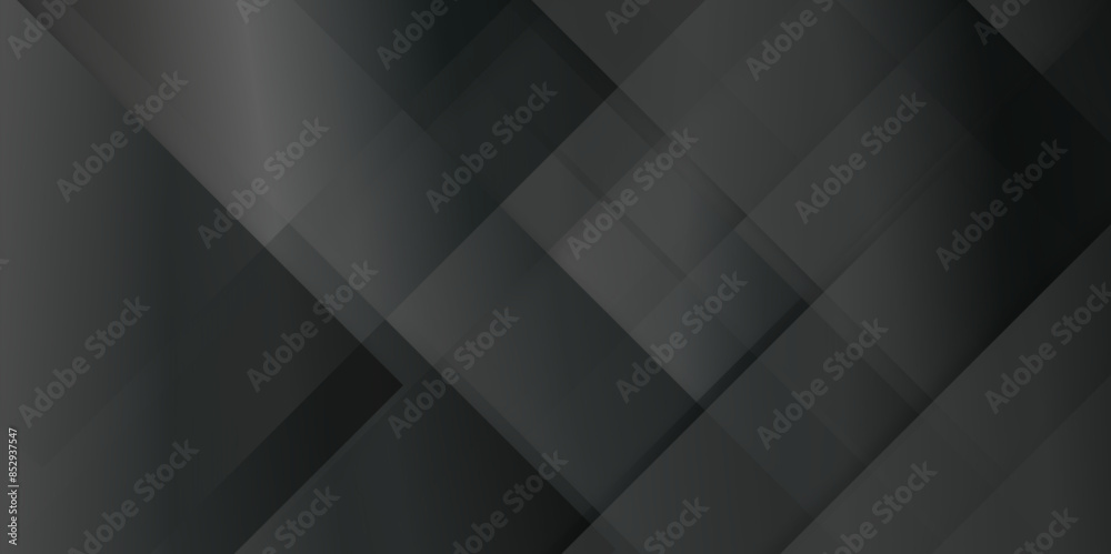 Dark black Geometric banner design with luxury gradient geometric ...