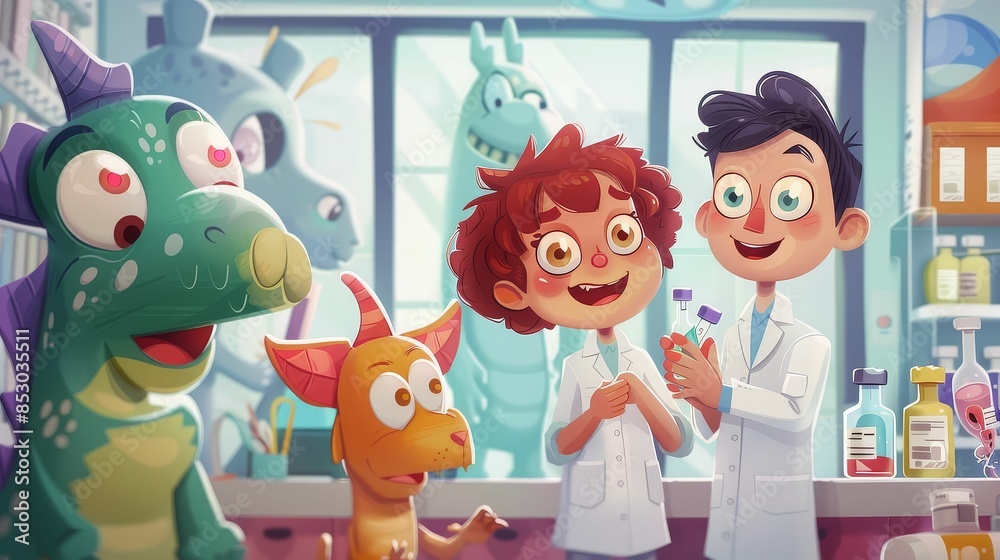 A children's book explaining how vaccines work, using friendly ...