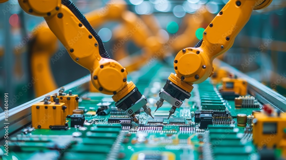 Precision Automation: Advanced Robot Arms in State-of-the-Art PCB ...