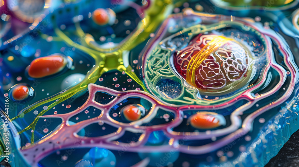 structure of plant and animal cells, including components such as the ...