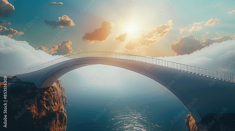 Envision faith as a bridge, spanning the gap between the material and ...