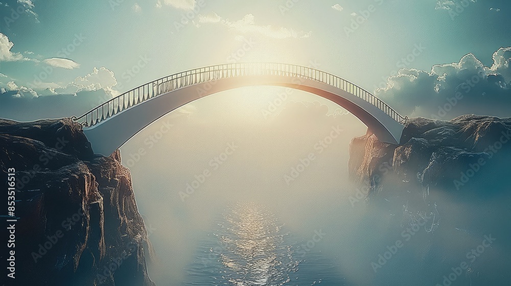 Envision faith as a bridge, spanning the gap between the material and ...