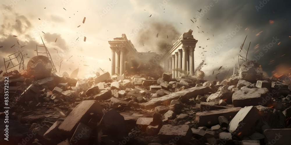 Destruction of Ancient Jewish Temples on the Mourning Day of Tisha B'Av ...