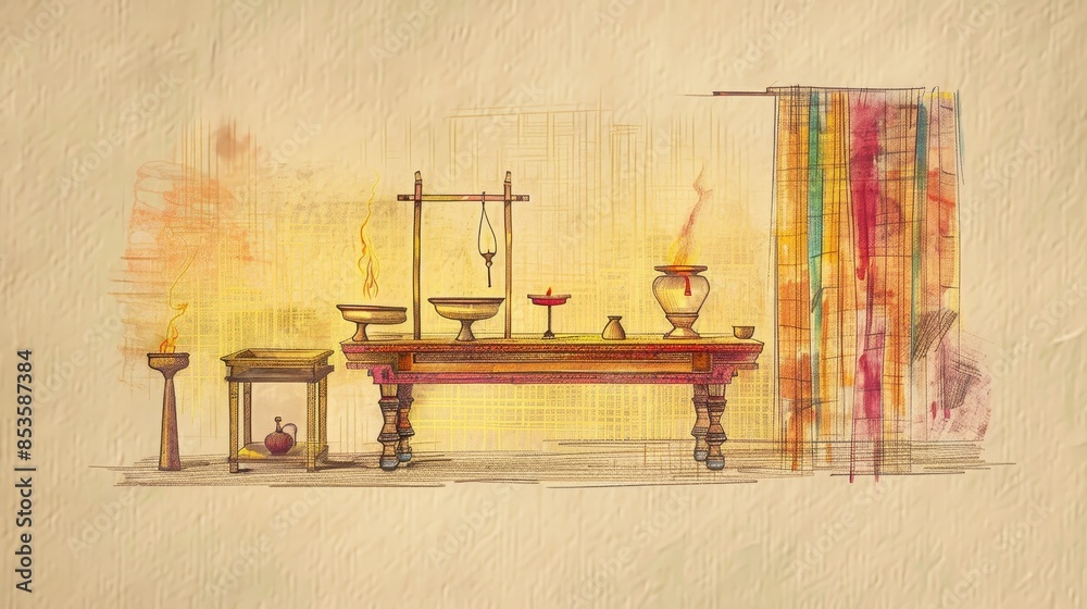 Exodus,The Altar of Burnt Offering,Making of the Bronze Basin and ...