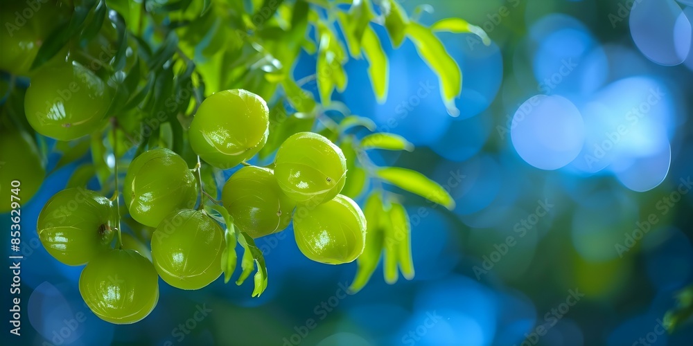 Close-up of an Amla Tree Showcasing its Nutritional Benefits and ...