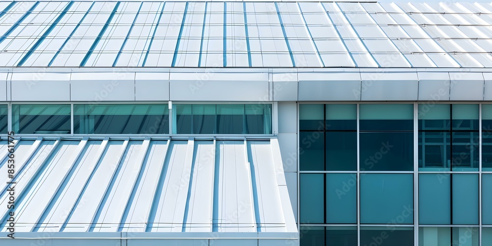 Plastic Gutter Roof and Tiled Roof Building System. Concept Roofing ...