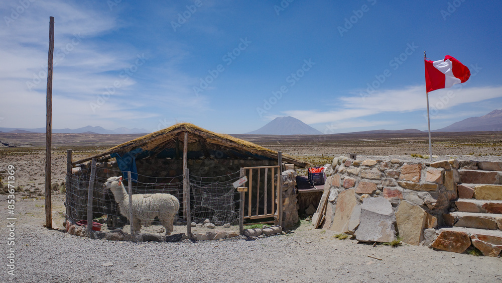 Sibayo, Peru - Dec 5, 2023: Colonial Church Iglesia de Sibayo in the ...