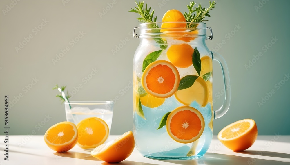 infused water, detox water, flavored water, fruit-infused water ...
