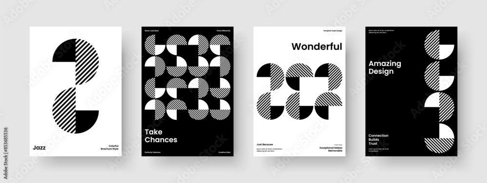 Modern Report Template. Creative Brochure Layout. Isolated Poster ...