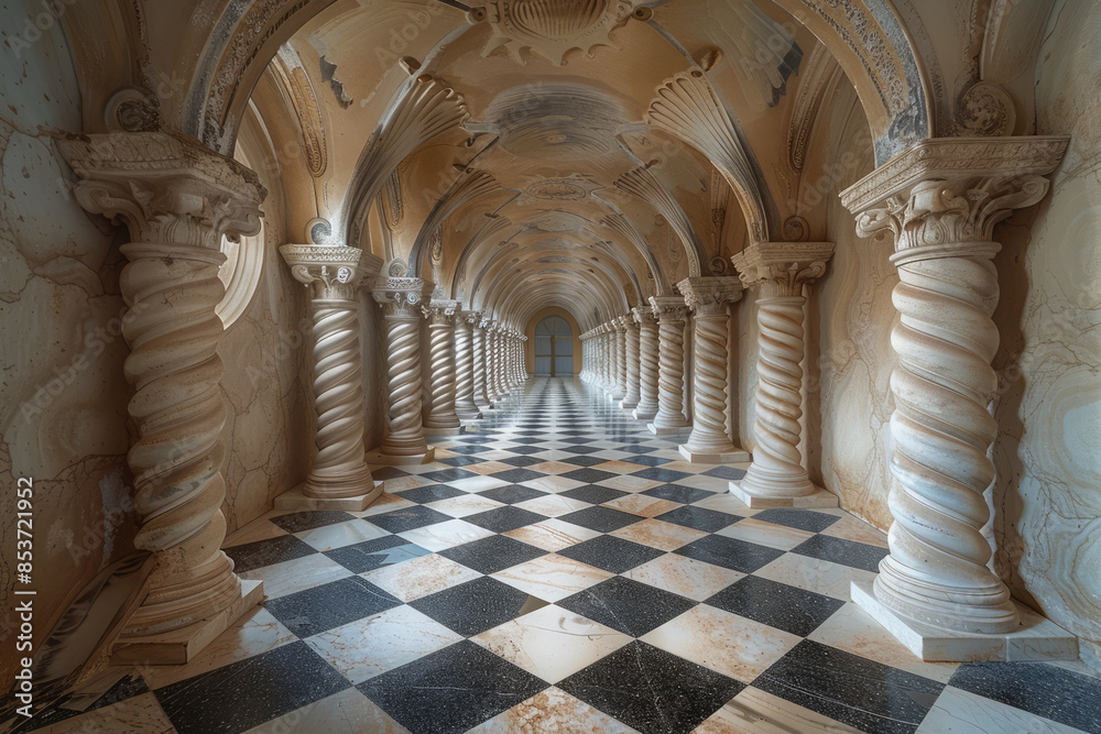 Elegant photo of an optical illusion where static images appear to move ...