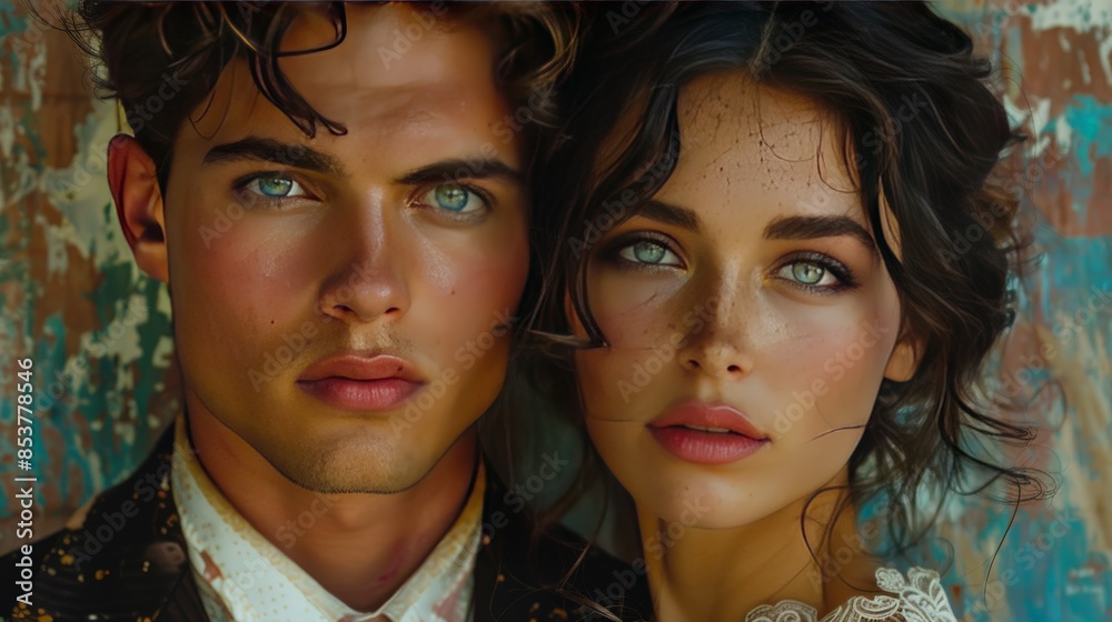 Classic Portraits with Digital Overlays: Create a background with ...