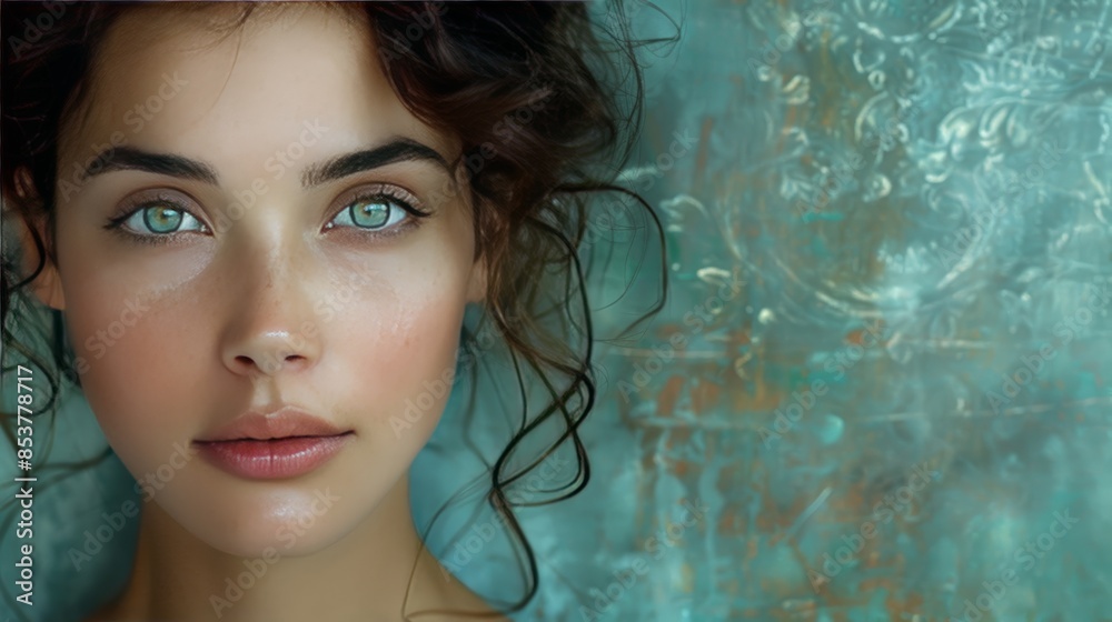 ภาพประกอบสต็อก Classic Portraits with Digital Overlays: Create a ...