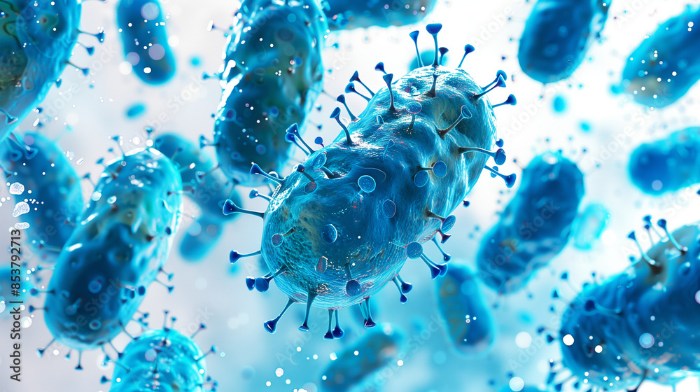 Bacterium (bacteries, bacteria, microbiome, cells, bacterie) infection ...