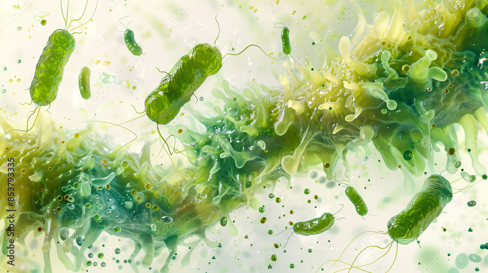 Bacterium (bacteries, bacteria, microbiome, cells, bacterie) infection ...