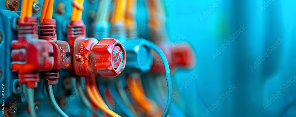 Ensuring Electrical Safety: Detailed View of Junction Box with Exposed ... Ensuring Electrical Safety: Detailed View of Junction Box with Exposed ...