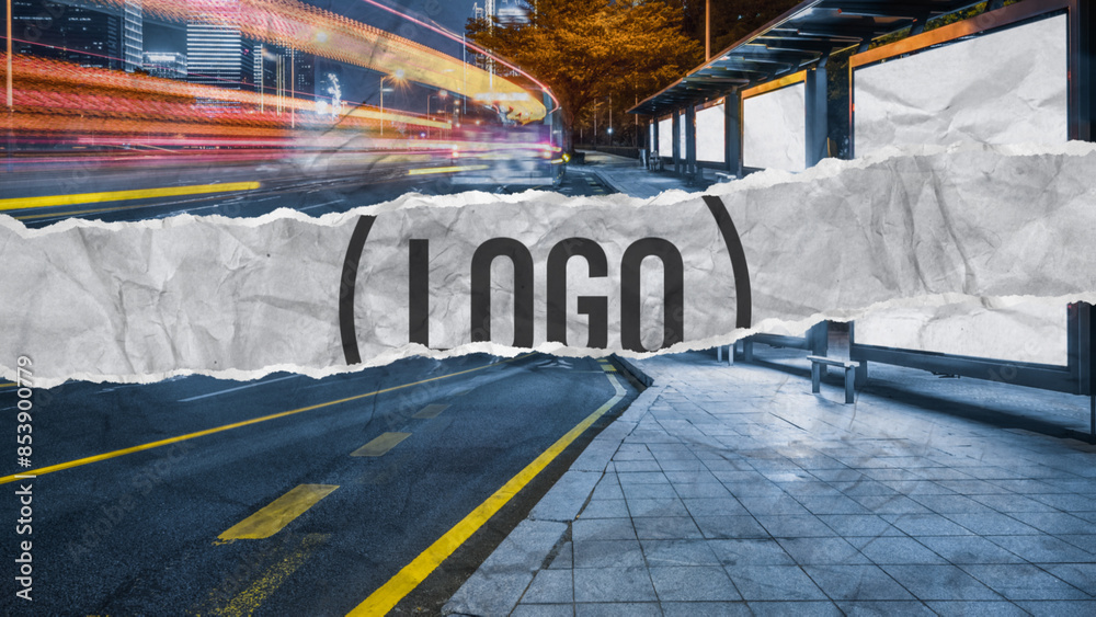 Paper Logo Stock Template | Adobe Stock